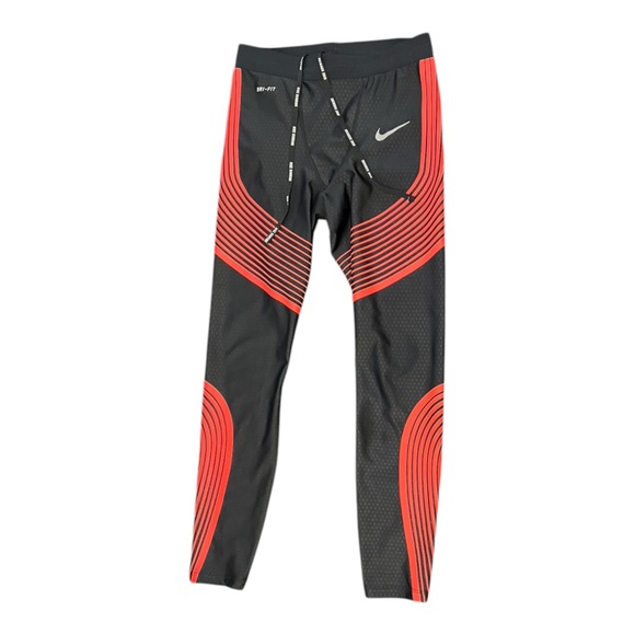 Nike | Pants | Mens Nike Pro Elite Shiny 34 Running Tights Compression ...